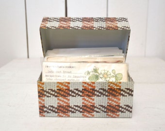 Unique recipe card box related items | Etsy