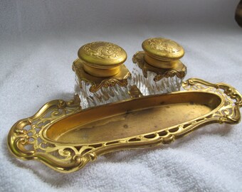 Double inkwell | Etsy