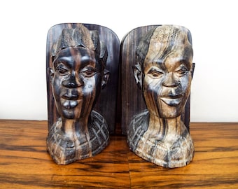 African bookends | Etsy