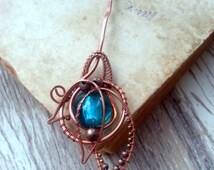 Unique wire wrapped hair related items | Etsy