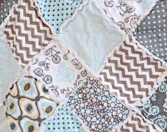 Baby rag quilt | Etsy