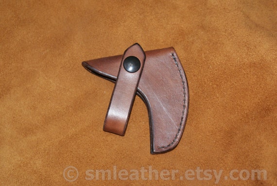 Plumb Boy Scout Hatchet Mask Cover Sheath Leather Hand Crafted