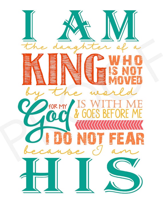 Word art Quote I AM HIS chalkboard style