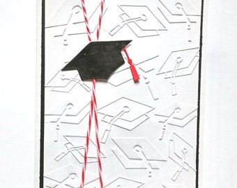 Graduation Card Congratulations Cap and Tassel by TwoYellowDaisies