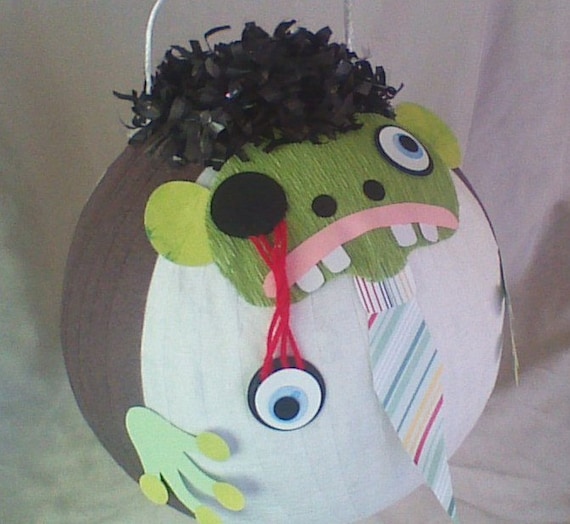 Zombie Pinata by PinataPals on Etsy