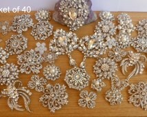 Popular items for rhinestone brooches on Etsy