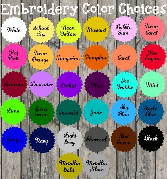 Custom Collar Name Only Embroidery