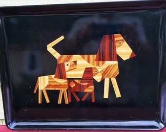 Abstract dog art | Etsy