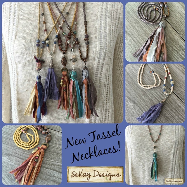 Handmade Wearable Art from the Woodlands Garden by EsKayDesignsSK