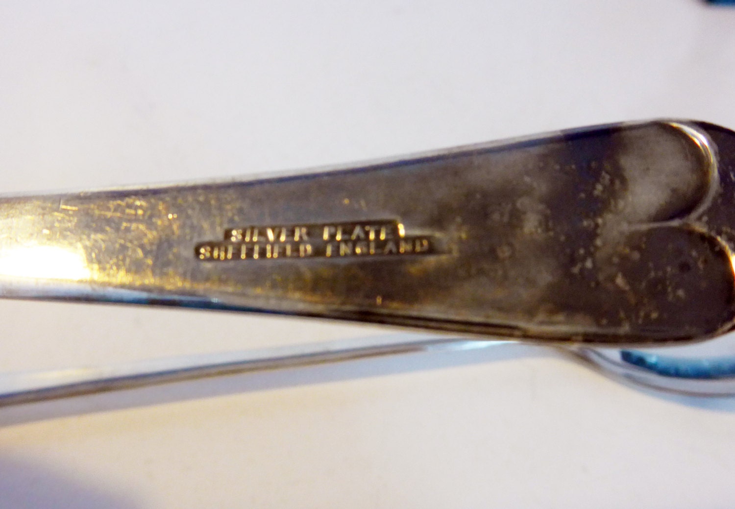 Pair Silver Plated Salad Spoons - 2 Vintage Silverplate Serving ...