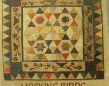 Mockingbirds Primitive Quilt Pattern by Primitive Pieces by Lynda