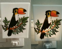 Popular items for toucan lamp on Etsy