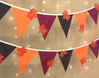 Autumn bunting | Etsy