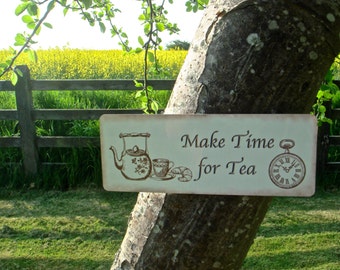 Tea time sign | Etsy