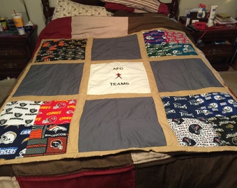 Football quilts | Etsy