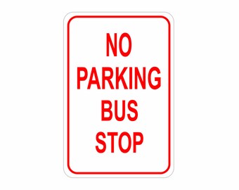 Bus stop sign | Etsy