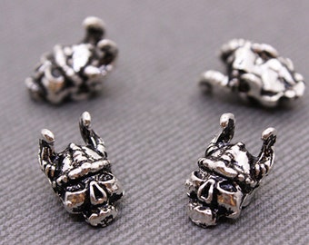 Viking helmet charm | Etsy