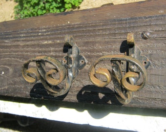 Rustic metal hooks | Etsy