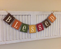 Unique blessed banner related items | Etsy