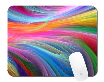 Rainbow mouse pad | Etsy