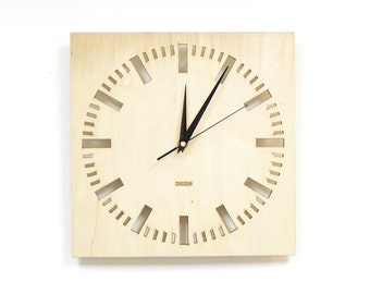 Square wall clock | Etsy