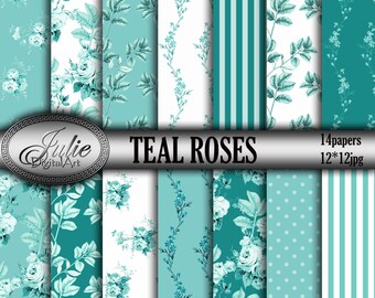 Teal background | Etsy