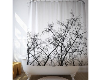 Tree shower curtain | Etsy