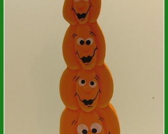Stacked pumpkins | Etsy