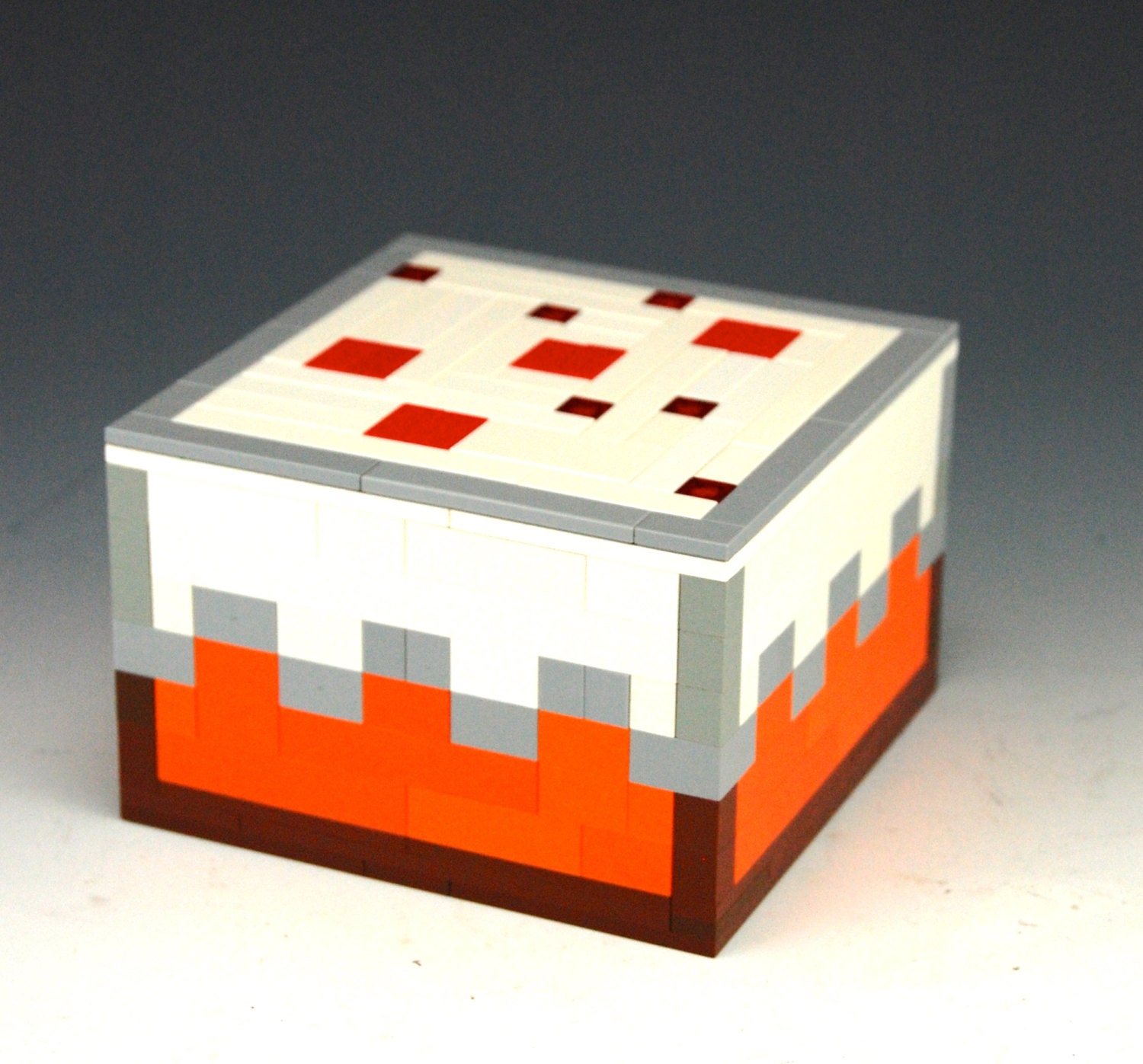 Lego Minecraft Cake by BrickBum on Etsy