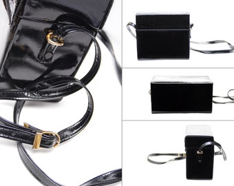 Square suitcase | Etsy