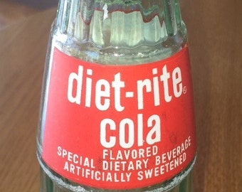 Diet rite bottle | Etsy