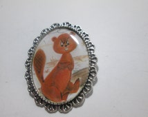 Popular items for beaver brooch on Etsy