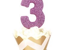 Unique 3rd birthday candle related items | Etsy