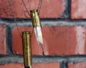 Items similar to 45 Colt Bullet Necklace|Bullet casing necklace| Shell ...