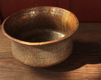 Old copper pot | Etsy