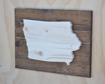 Iowa hawkeye sign | Etsy