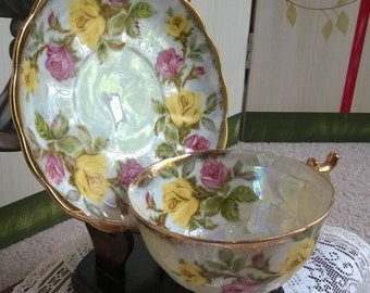 Lusterware tea set | Etsy