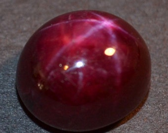 Red star ruby | Etsy