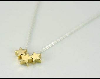 3 star necklace | Etsy