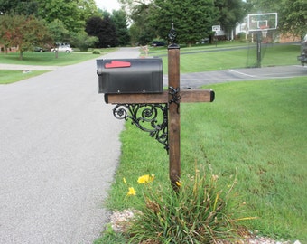 Wrought iron mailbox | Etsy