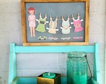 Unique paper dolls related items | Etsy