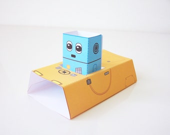 Printable Robot Craft Pack Set of 5 robot printable crafts