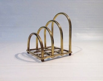 Gold letter holder | Etsy