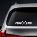Fire Life decal Fire Life sticker Fireman decal Fireman