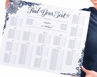 No seating plan sign | Etsy