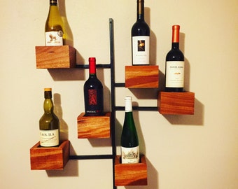 Unique industrial wine rack related items | Etsy