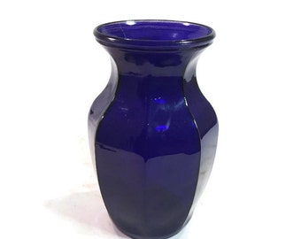 Navy blue vase | Etsy