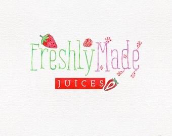 Fruit logo | Etsy