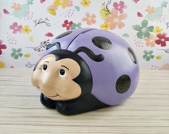 Ladybug piggy bank | Etsy