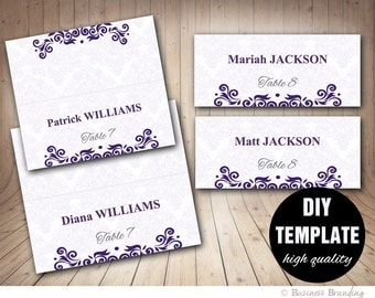 Printable Placecards Place cards WeddingGold Wedding Place